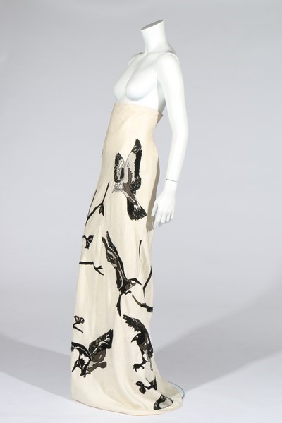 Lot 271 - An Alexander McQueen 'Birds' skirt,